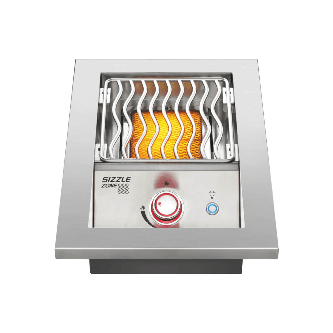 Brûleur infrarouge simple au gaz propane Sizzle Zone 10" - Acier ...