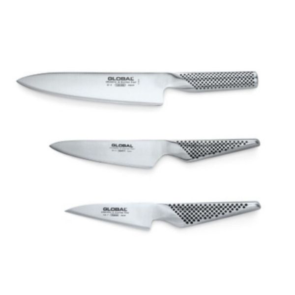 Ensemble de 3 couteaux de cuisine en acier inoxydable - Global - Doyon ...