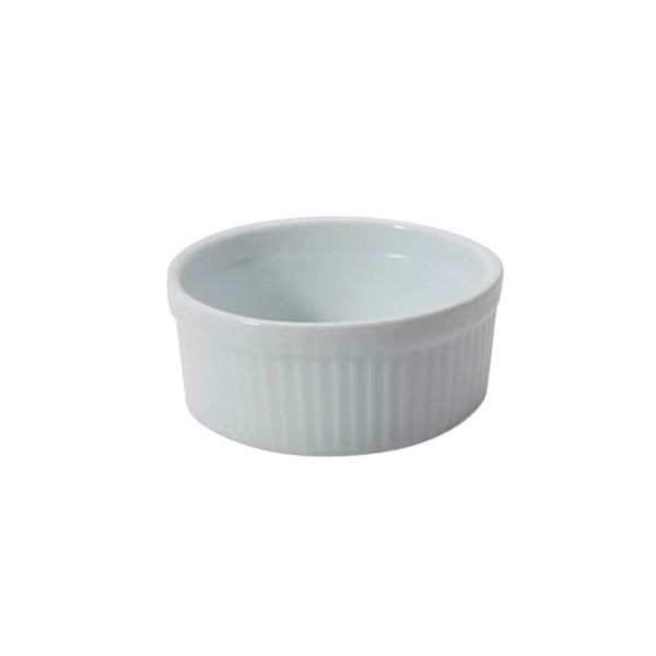 Porcelain Souffle Bowl - White - BIA - Doyon Després